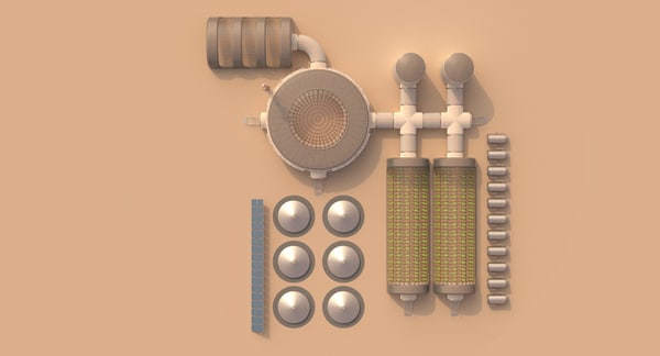 3d model mars base