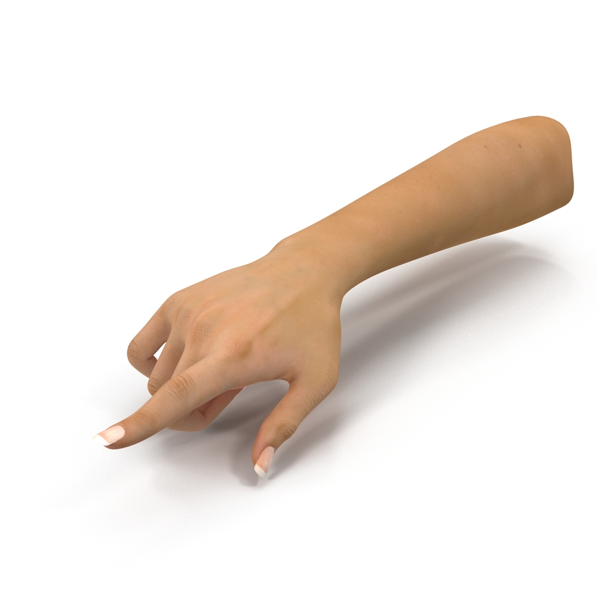 female hand rigged 3d ma