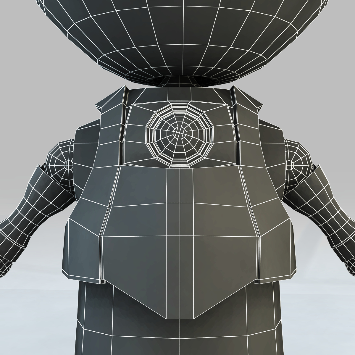 3d robot modelled