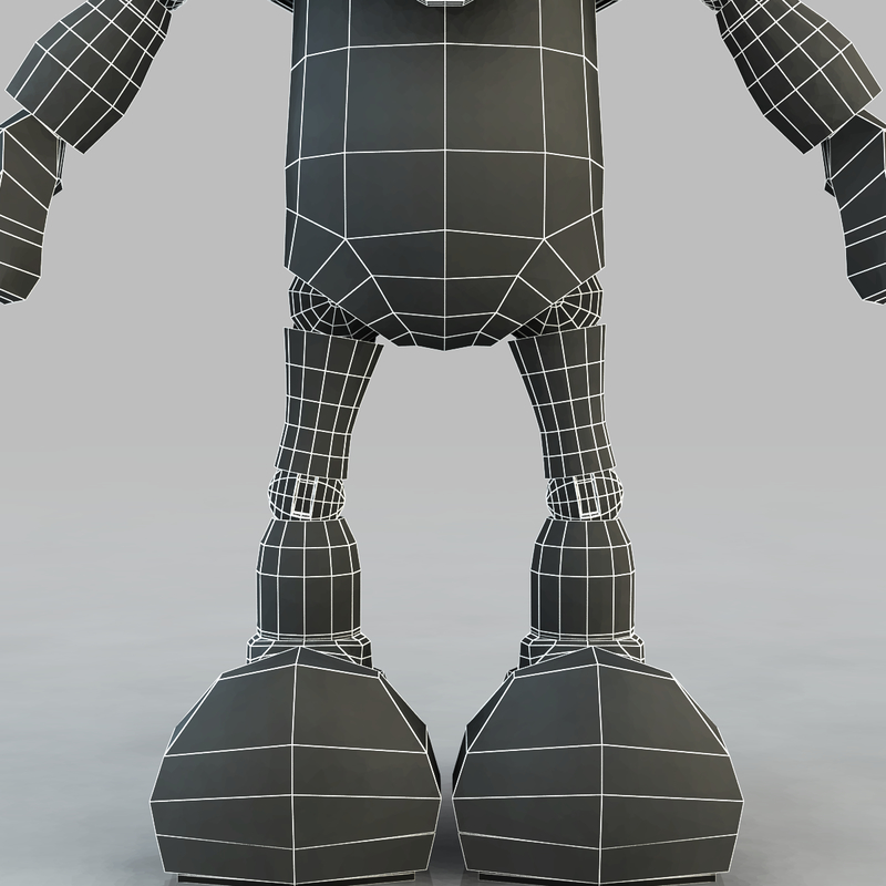 3d robot modelled