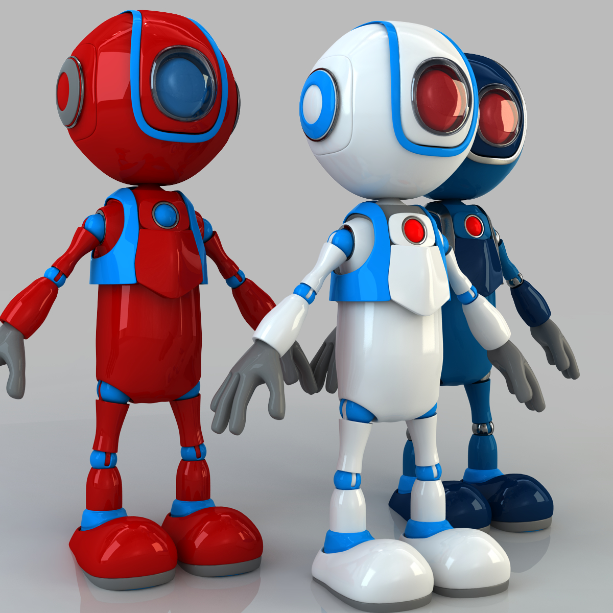 3d robot modelled