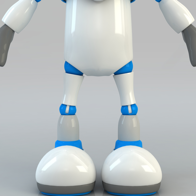 3d robot modelled