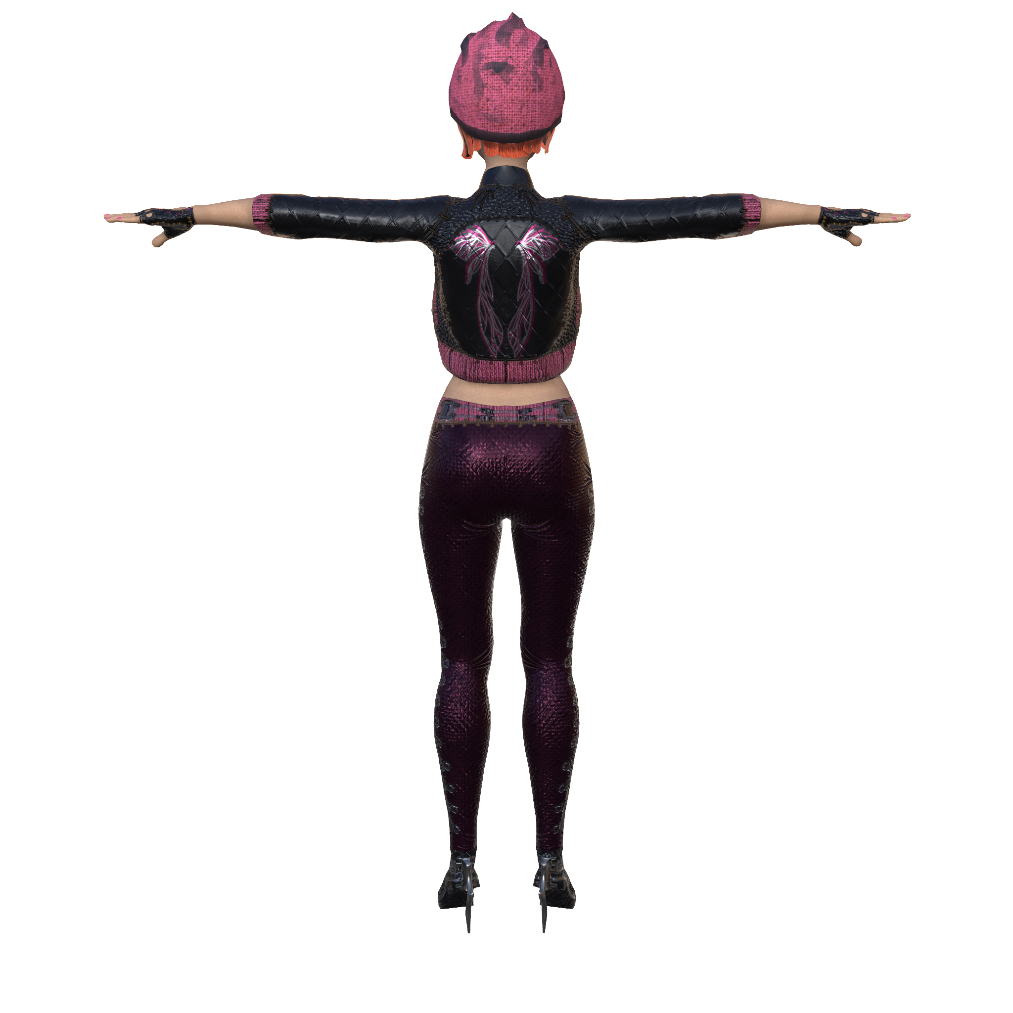 girl female woman 3d model