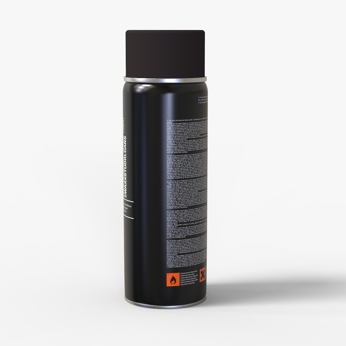 spray bomb paint cans 3d c4d