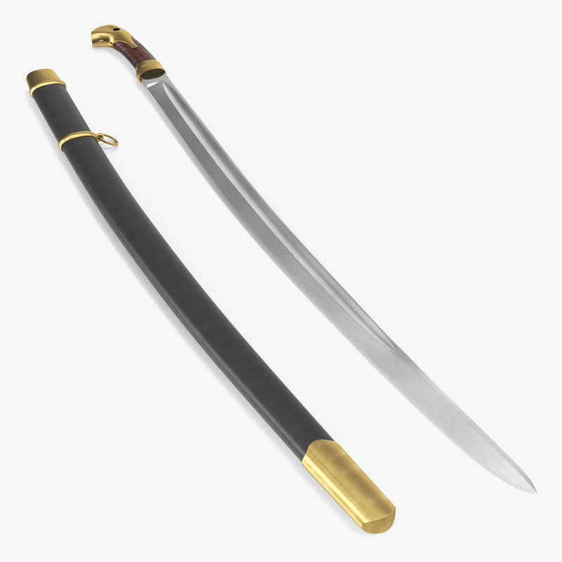 3d soviet era cossack sabre model