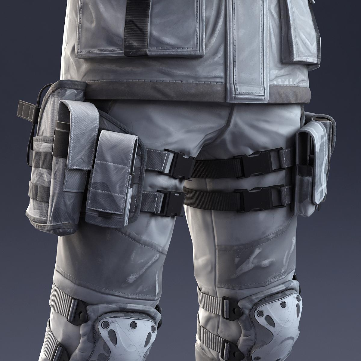 3d model realistic military vest