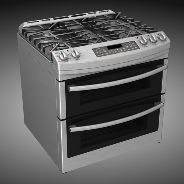 oven gas range 3d model