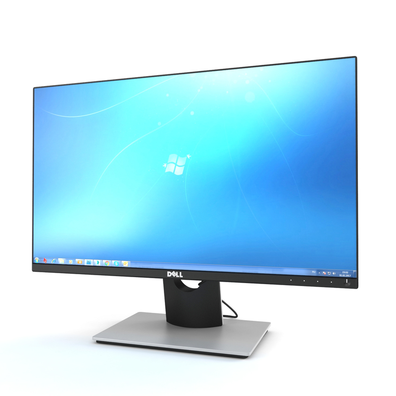 monitor dell s2316h 3d model