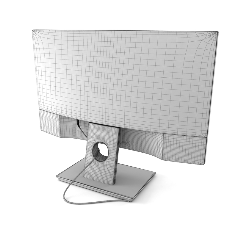 monitor dell s2316h 3d model