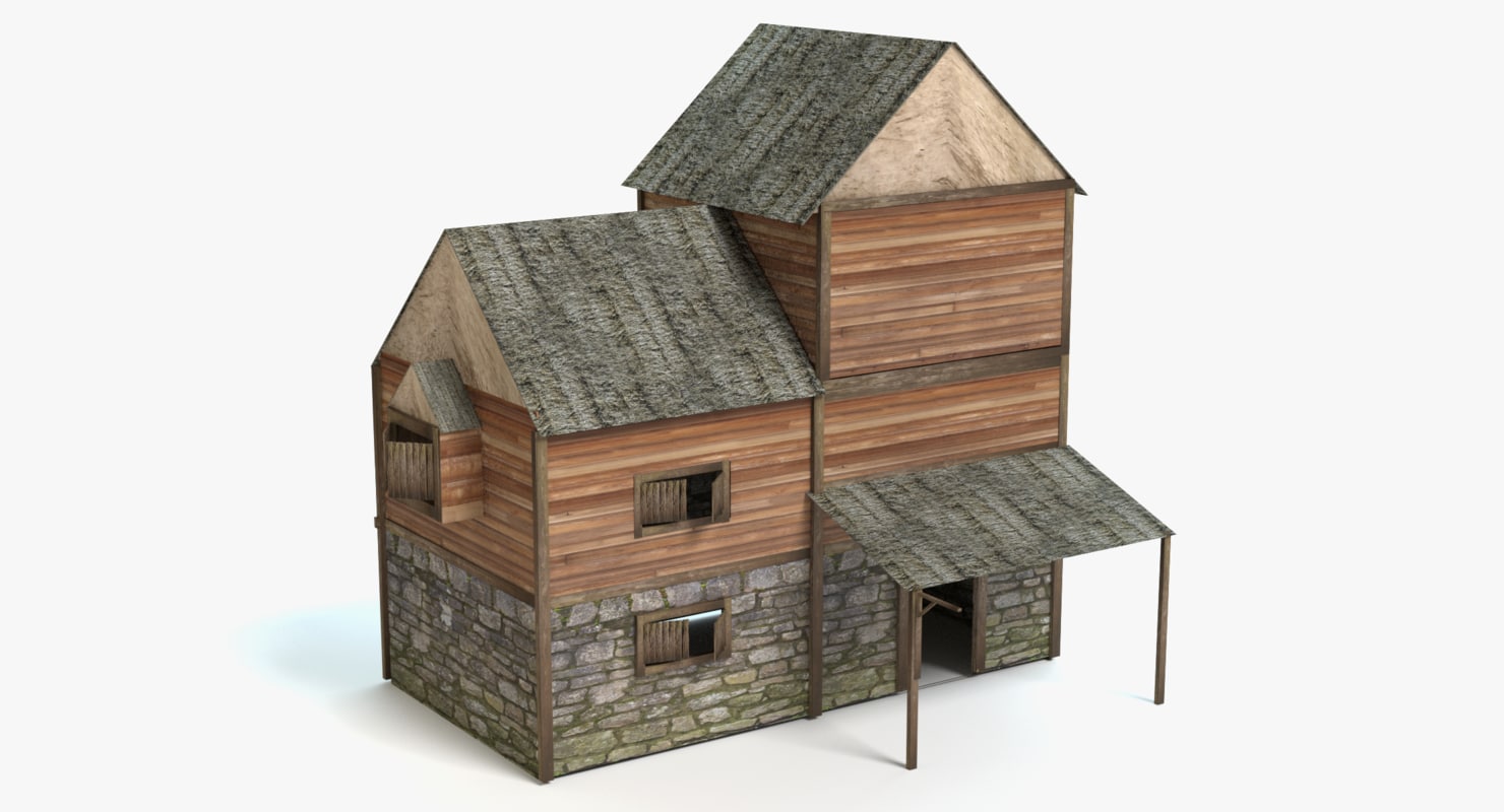 medieval house 3d model