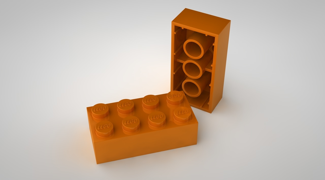 3d lego bricks