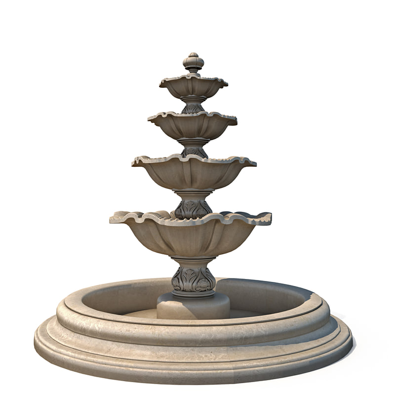 fountain classic 3d max