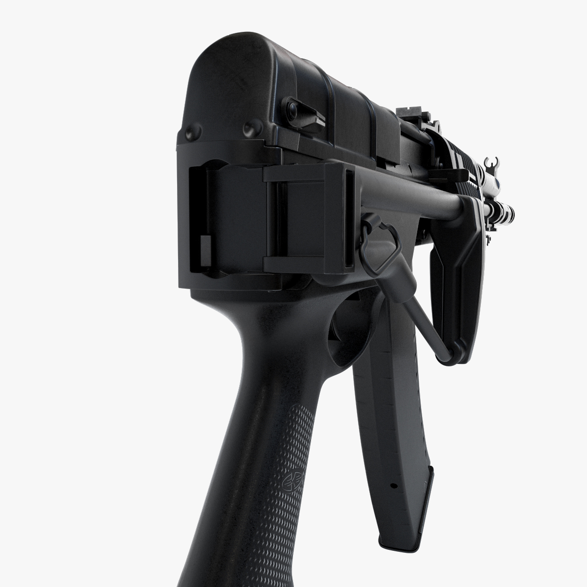 assault rifle aek 971 3d model