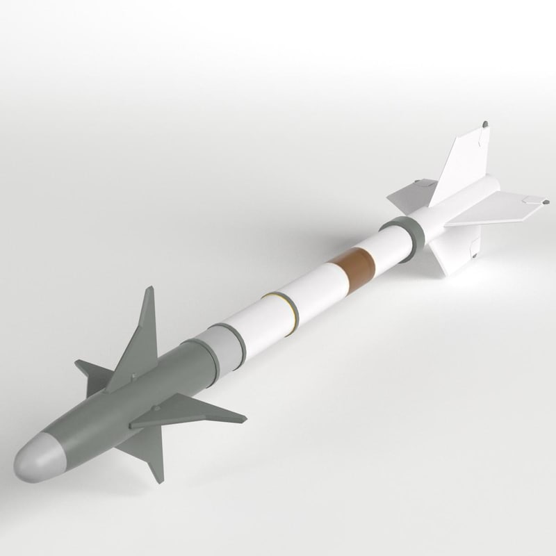 Aim 9m Sidewinder Missile 3d Model Aim 9m Sidewinder Missile 3d Model