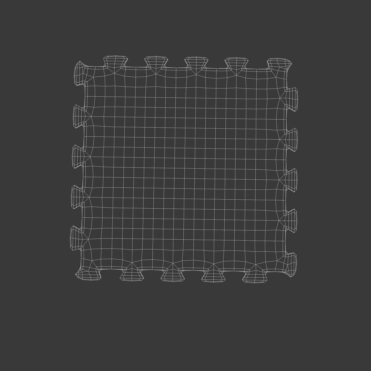 foam floor mat 3d model
