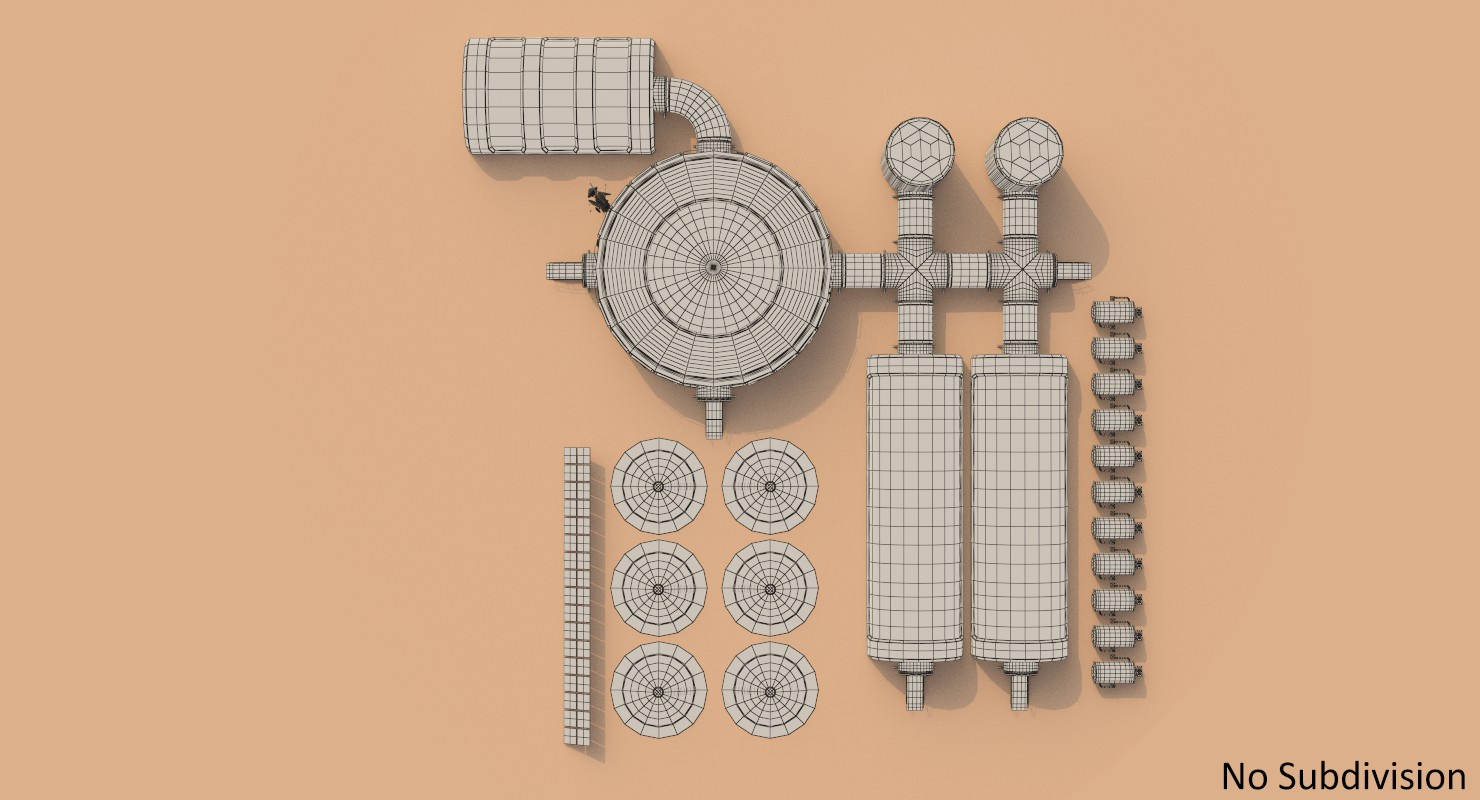 3d model mars base