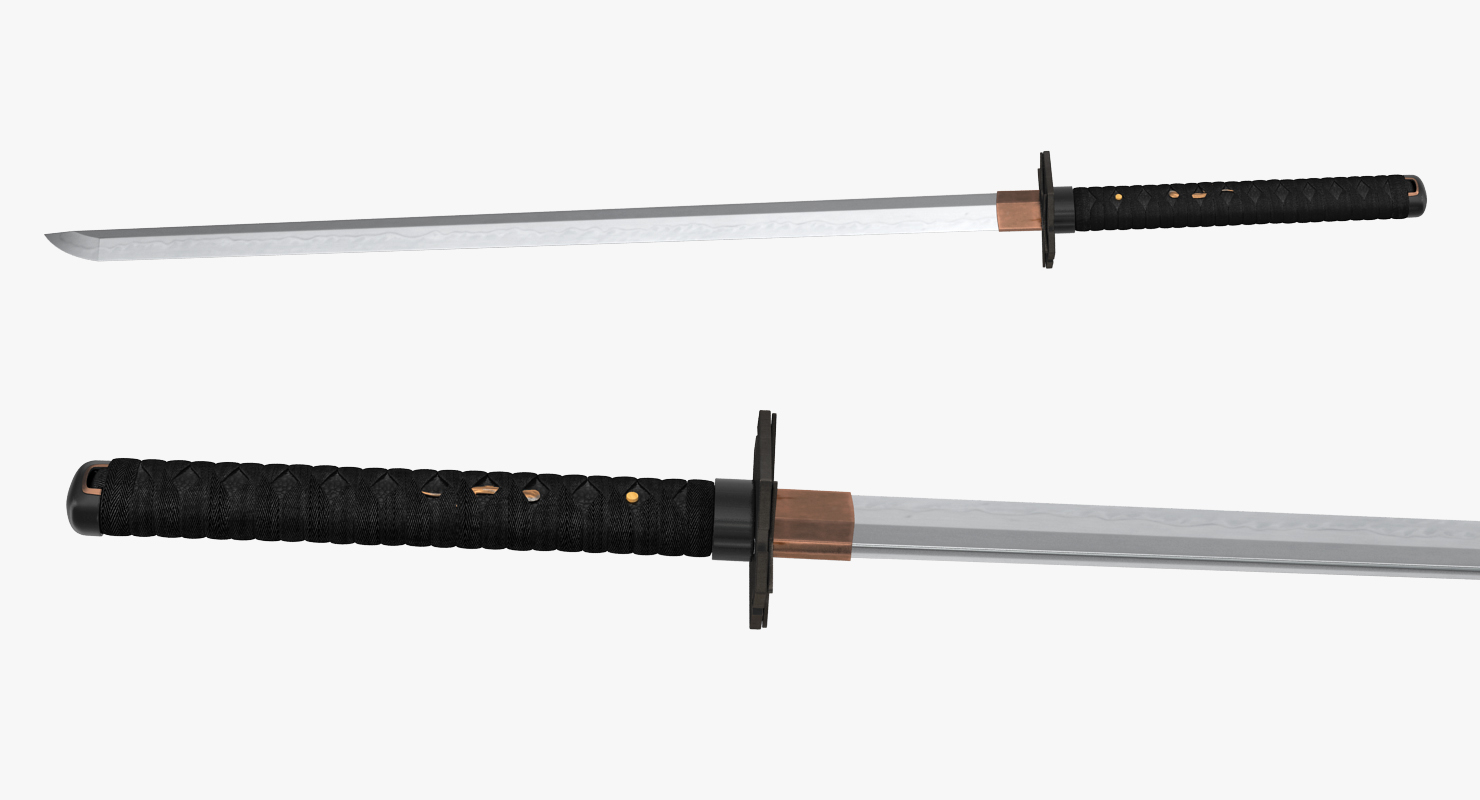 ninjato single edge japan 3d model