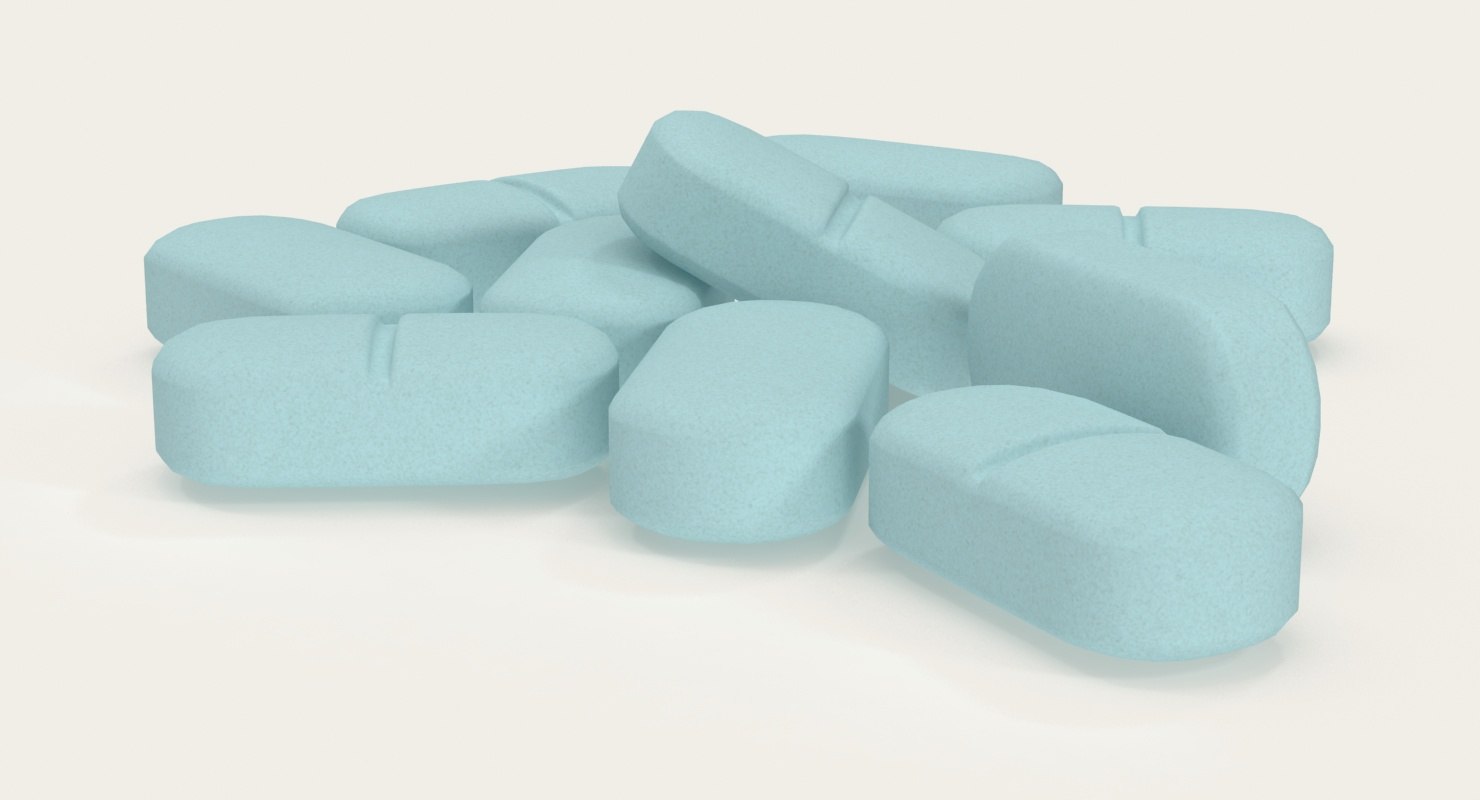 modelo 3d Pastillas largas - TurboSquid 1120909
