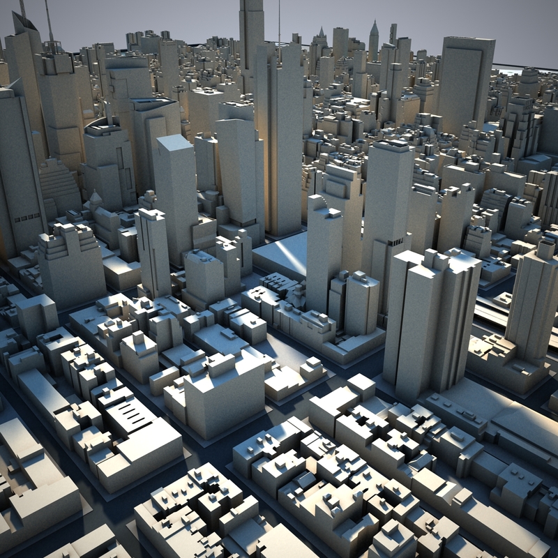 City Skyline Pack 3D-Modell - TurboSquid 1120967