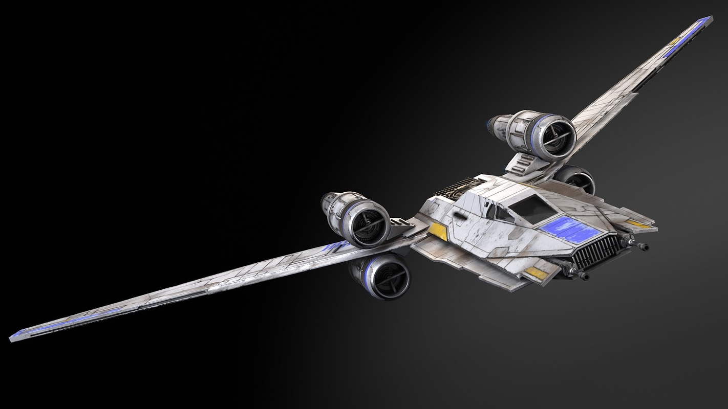 star wars u-wing 3d x