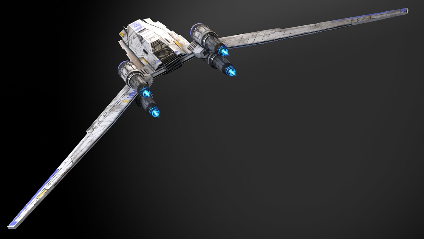 star wars u-wing 3d x