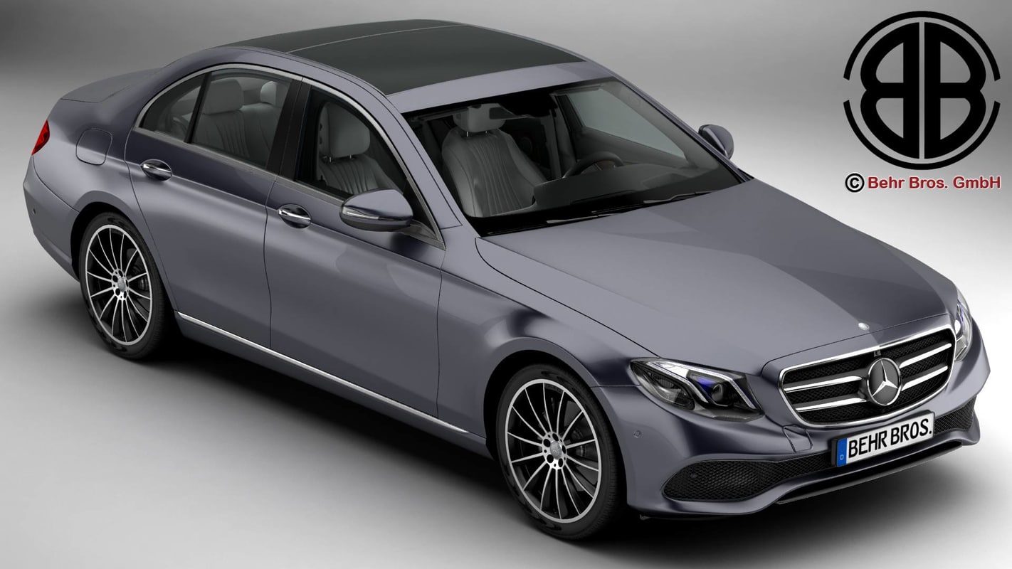 3d model mercedes e class avantgarde