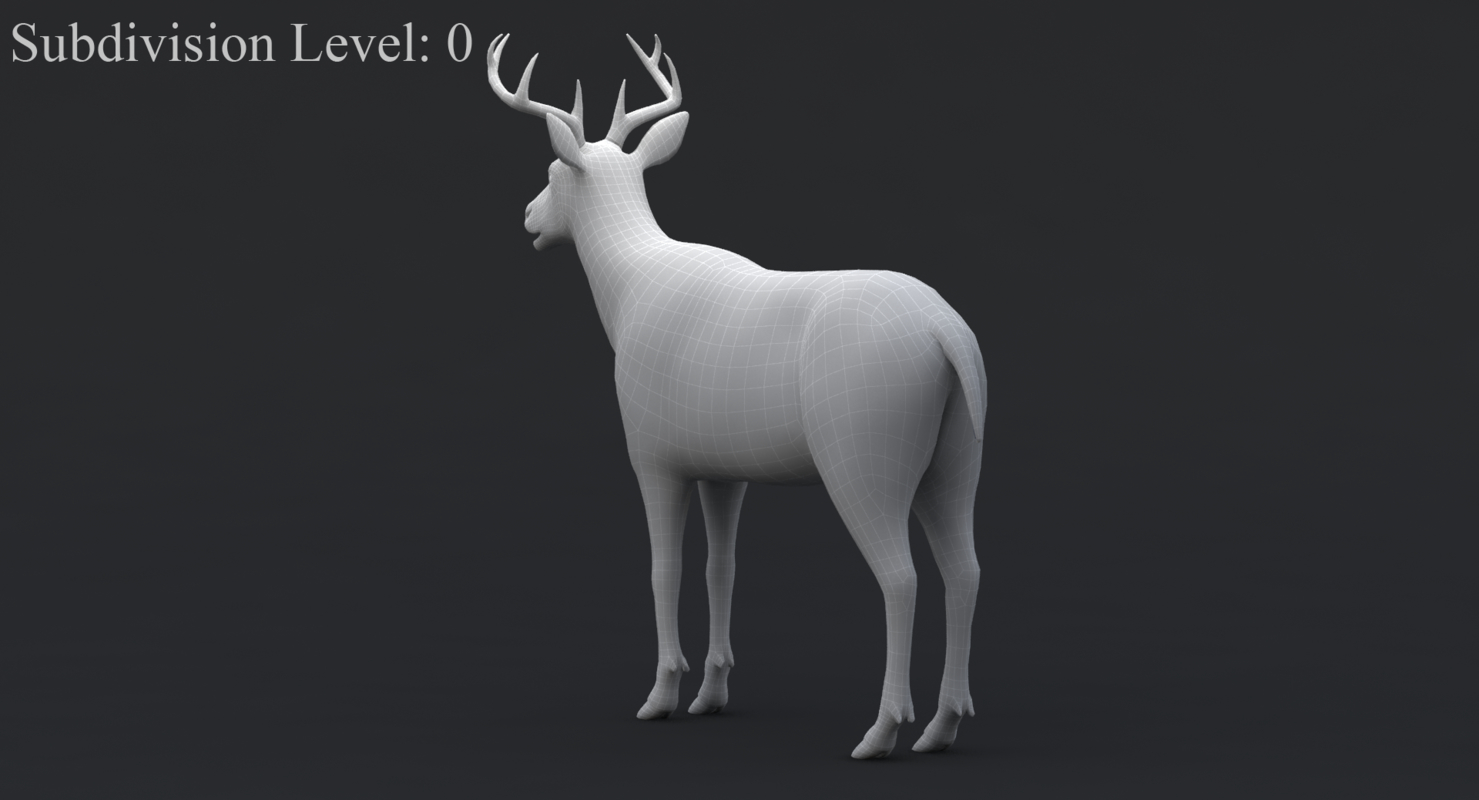 deer 3d model