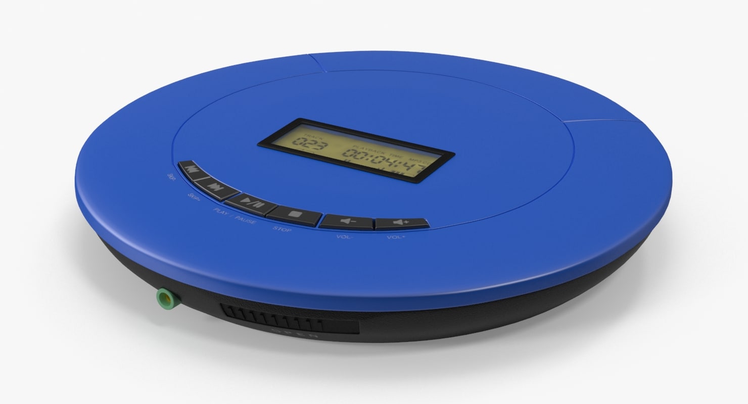 3d portable cd player model
