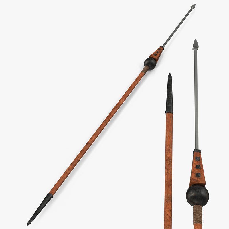roman medieval pilum 3d max