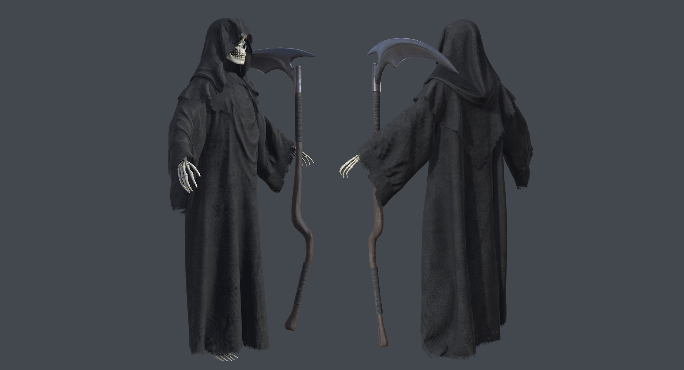 grim reaper 3d model