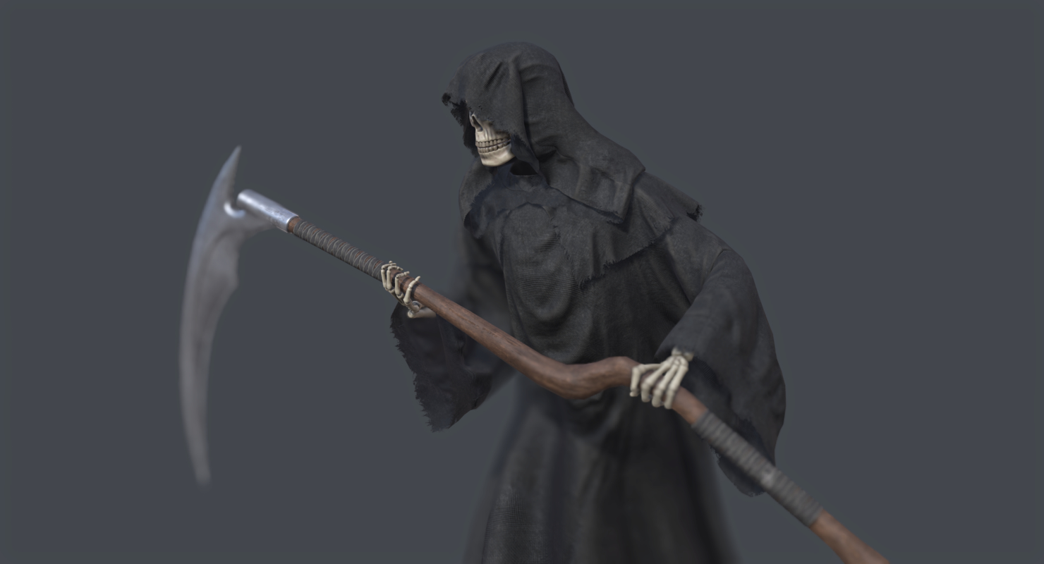 grim reaper 3d model