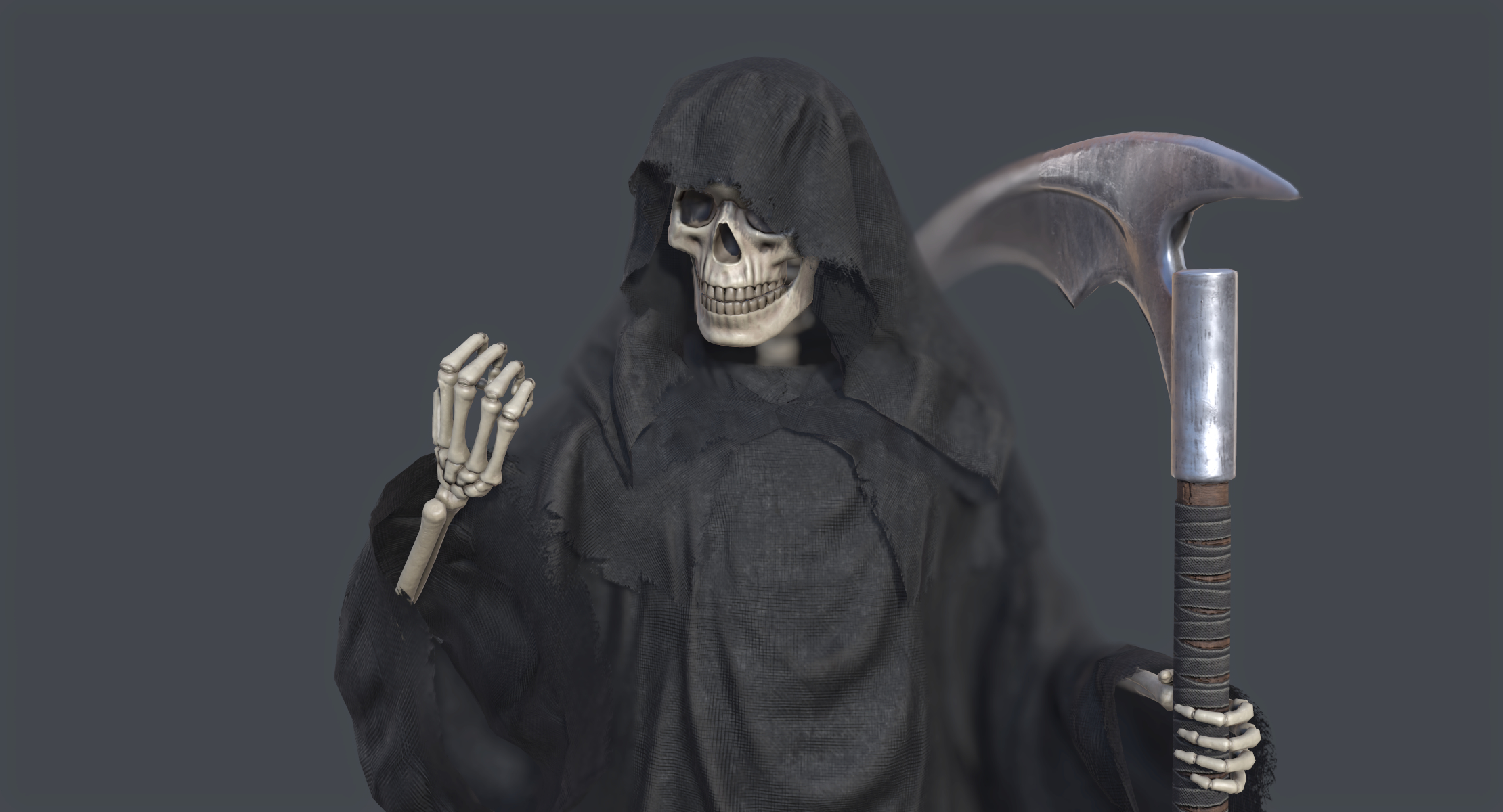grim reaper 3d model