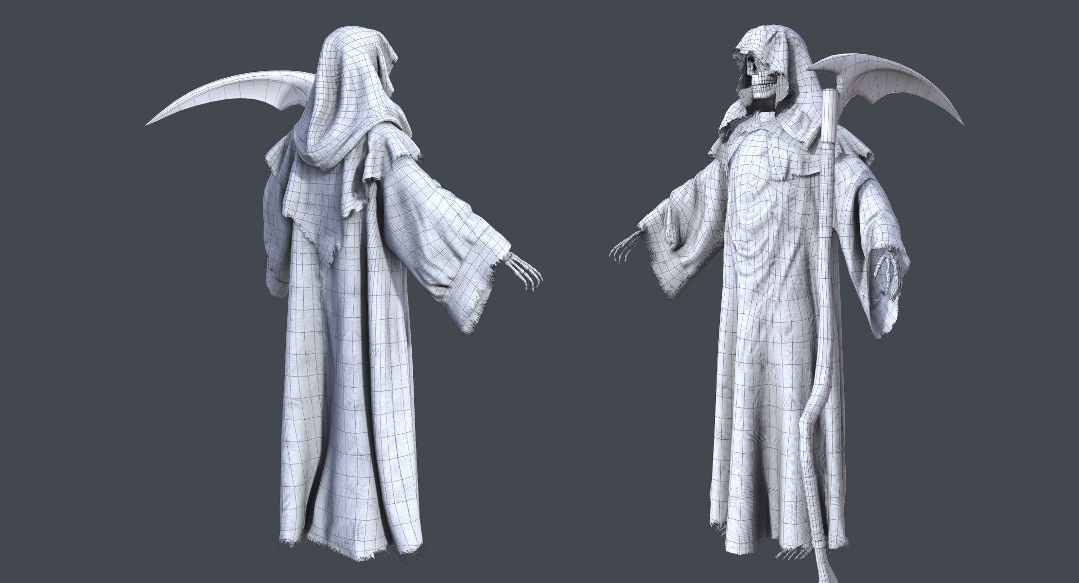 grim reaper 3d model