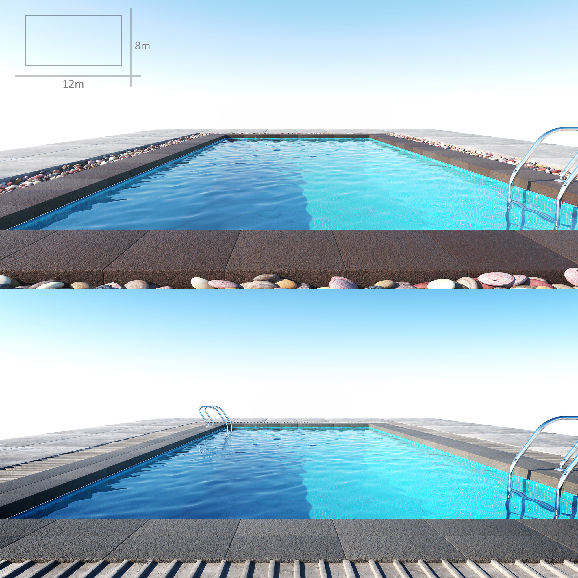swimming pool 3d model