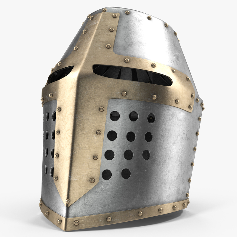 3d topfhelm helmet