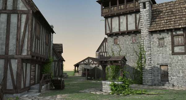 Cidade Medieval 05 Modelo 3D - TurboSquid 1121480