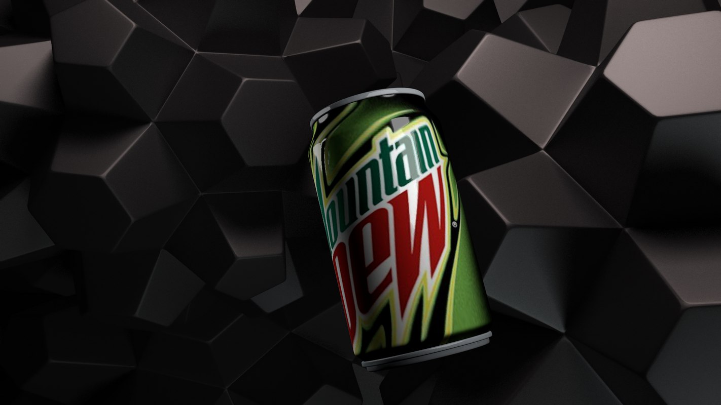 mountain dew 3d model