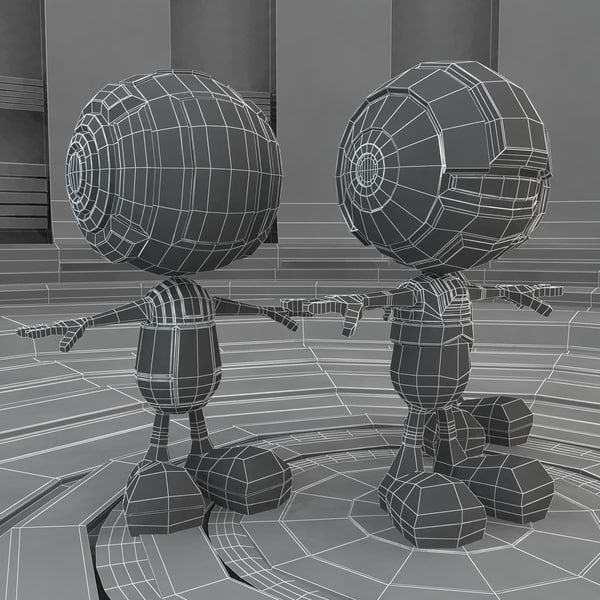 3d model robot robo bot