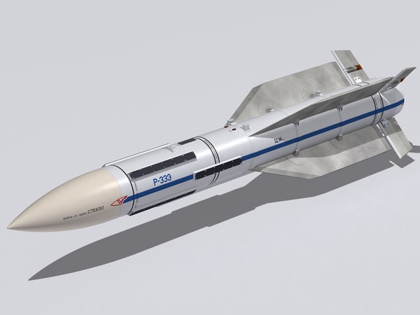 r-37 missile 3d max