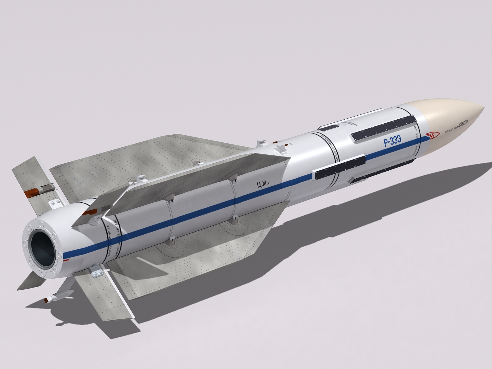 3d model r-33 missile