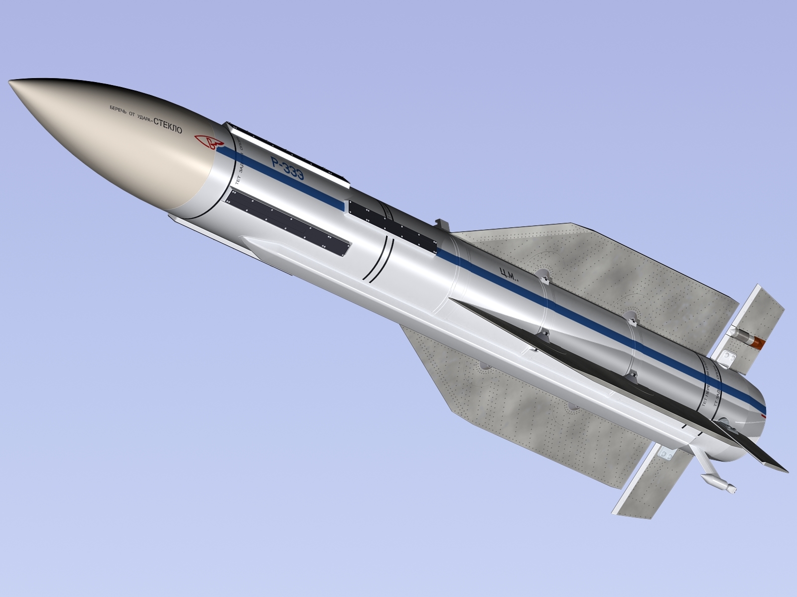 3d model r-33 missile