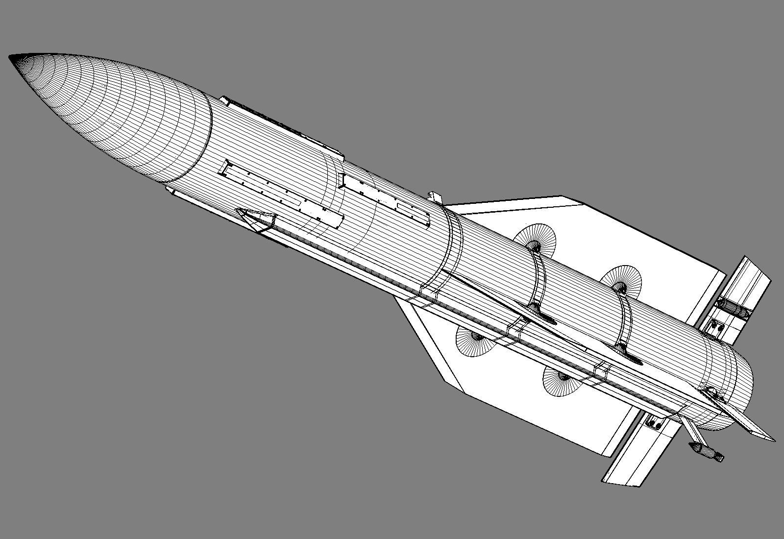 3d model r-33 missile