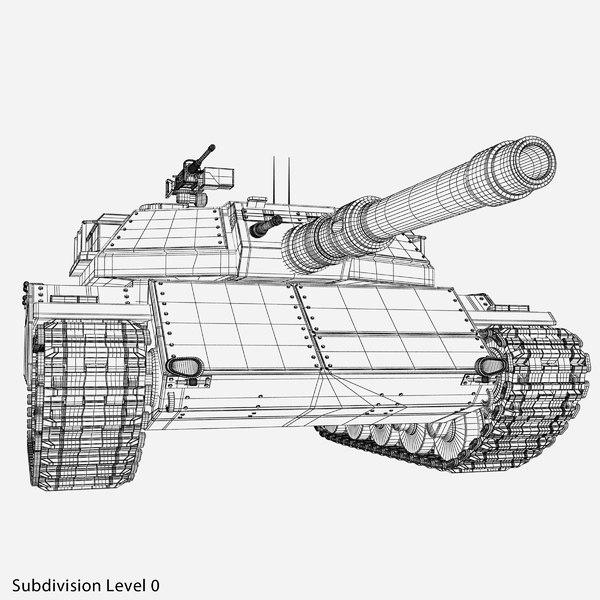 3d model ready tank
