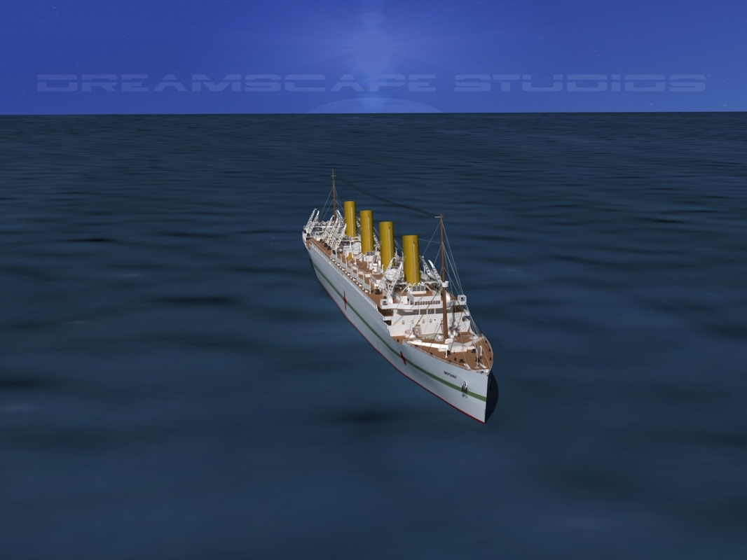 ship hmhs britannic 3d model
