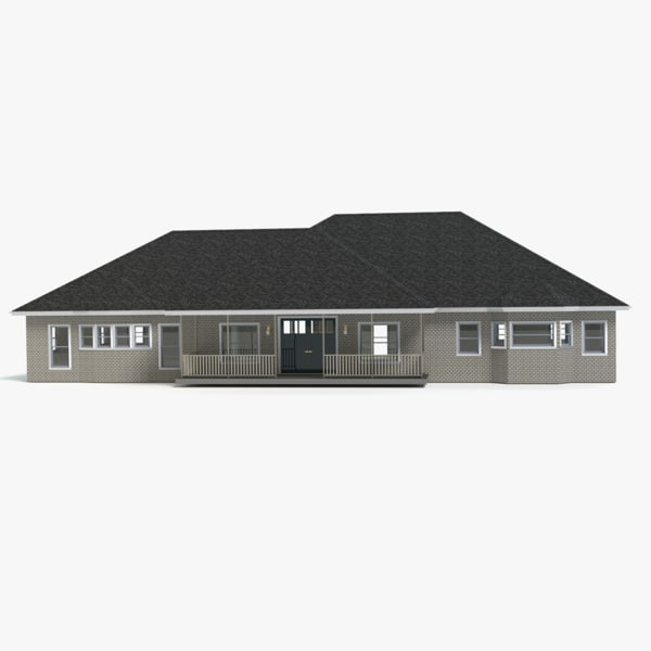 Ranch House 3D Models for Download | TurboSquid