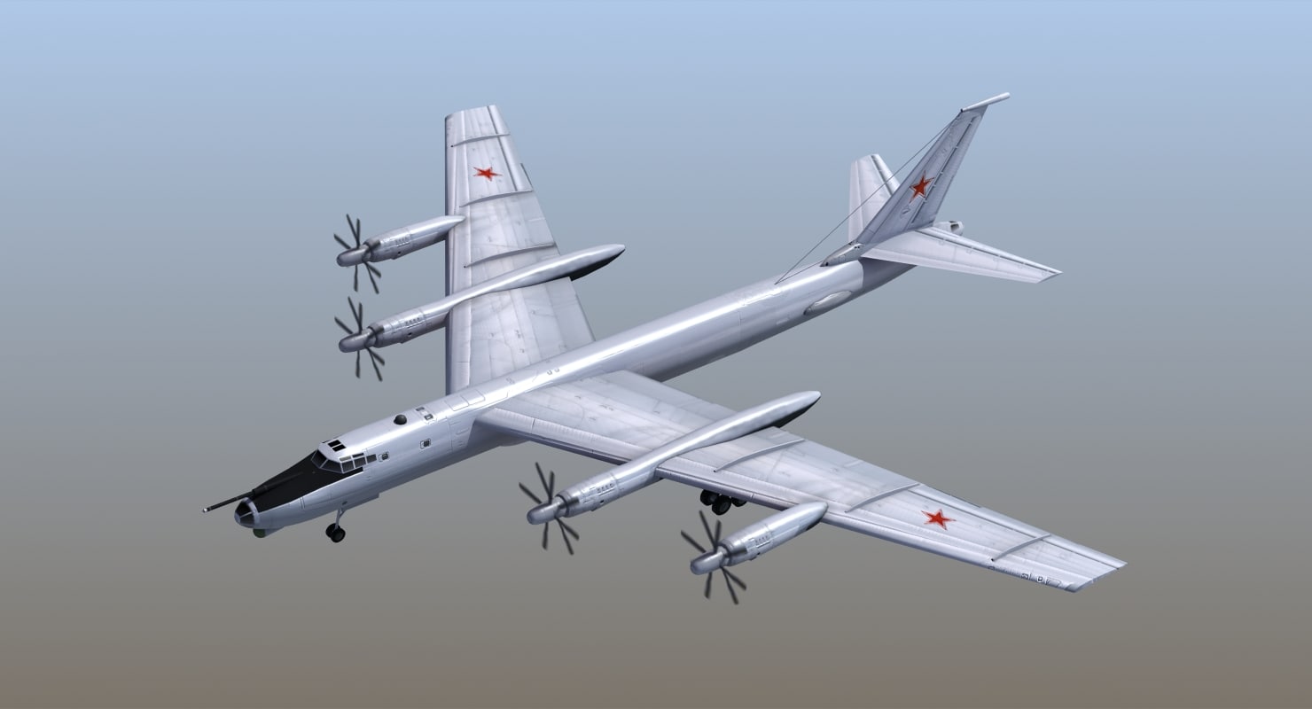 Tu-142 Bär F 3D-Modell - TurboSquid 1122180