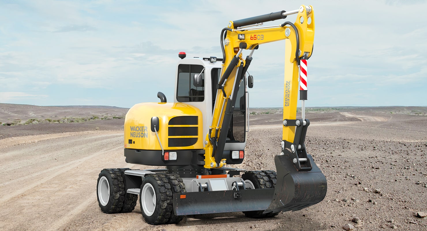 wacker neuson 6503 3d model