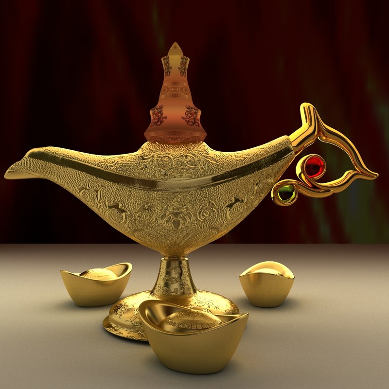 Lâmpada mágica chinesa Modelo 3D - TurboSquid 1122271