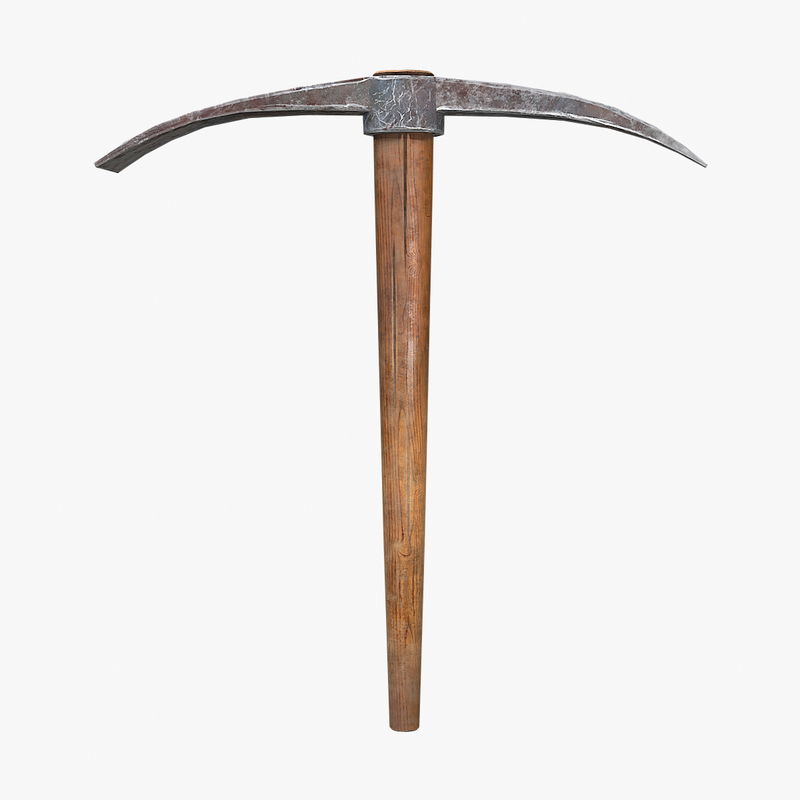 pickaxe pick axe 3d max