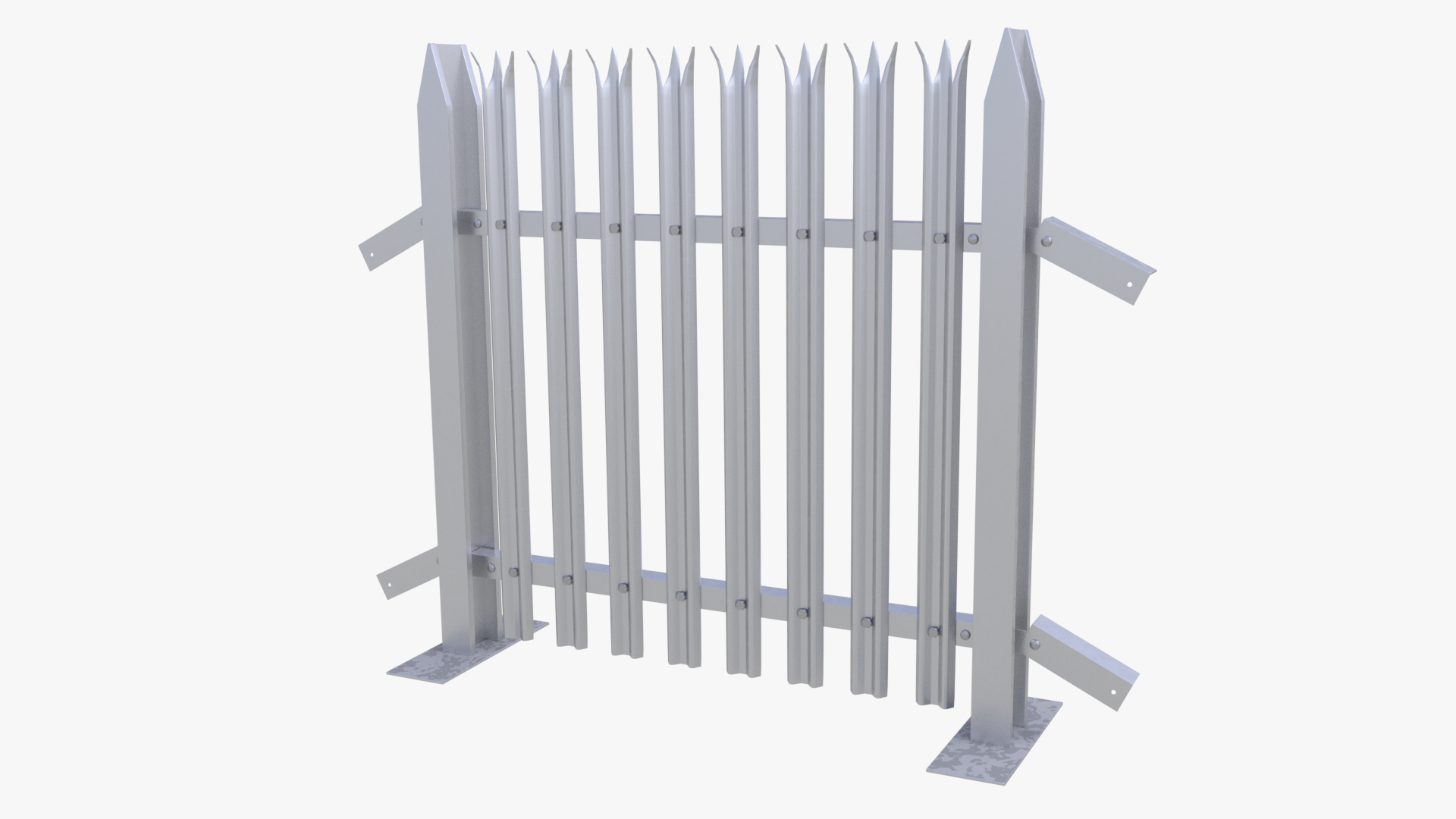 3d collapsible fence